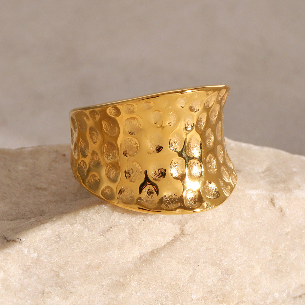 Ananya Hammered Sculptural Ring